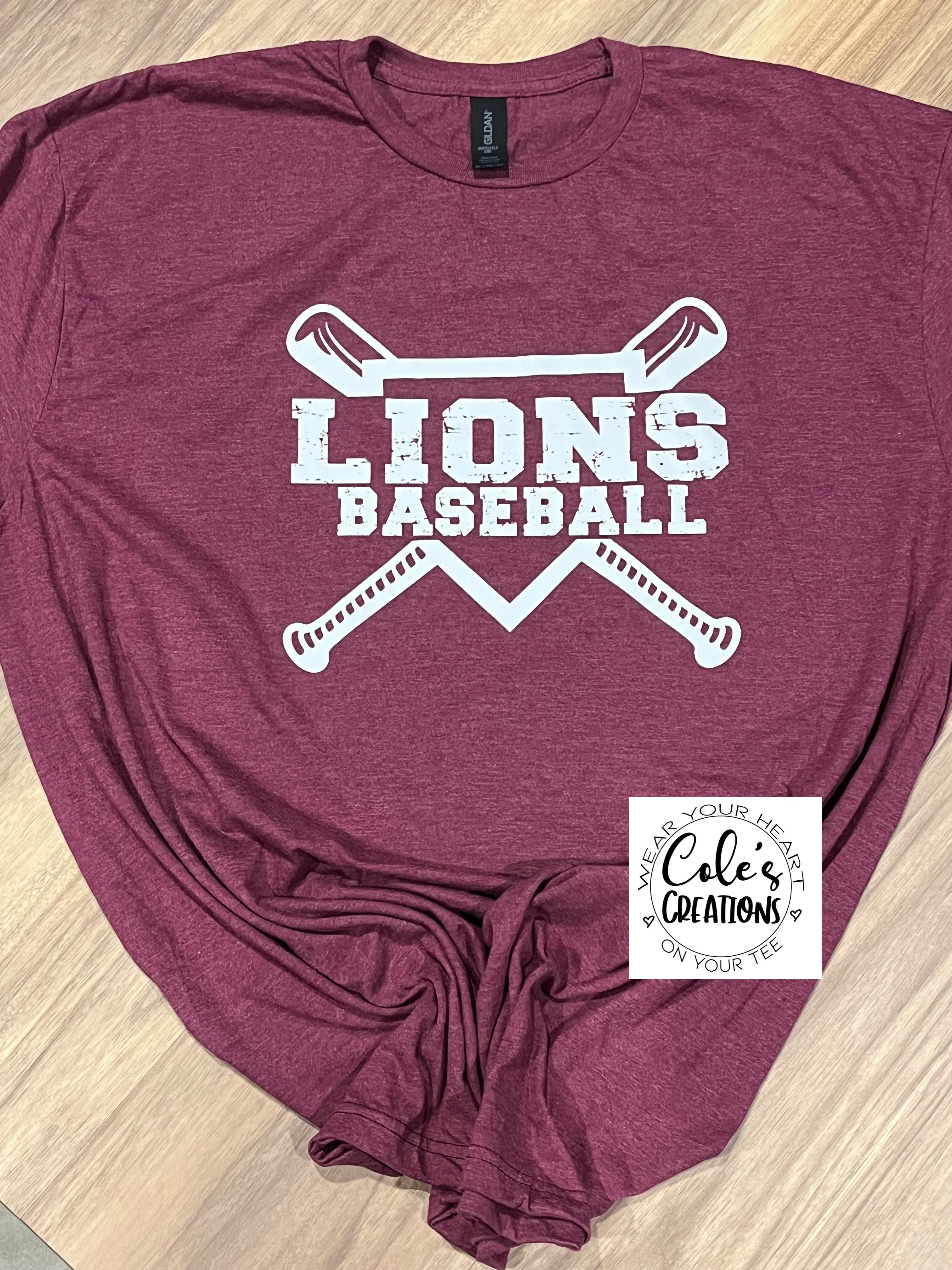 Lions baseball – Cole's Creations