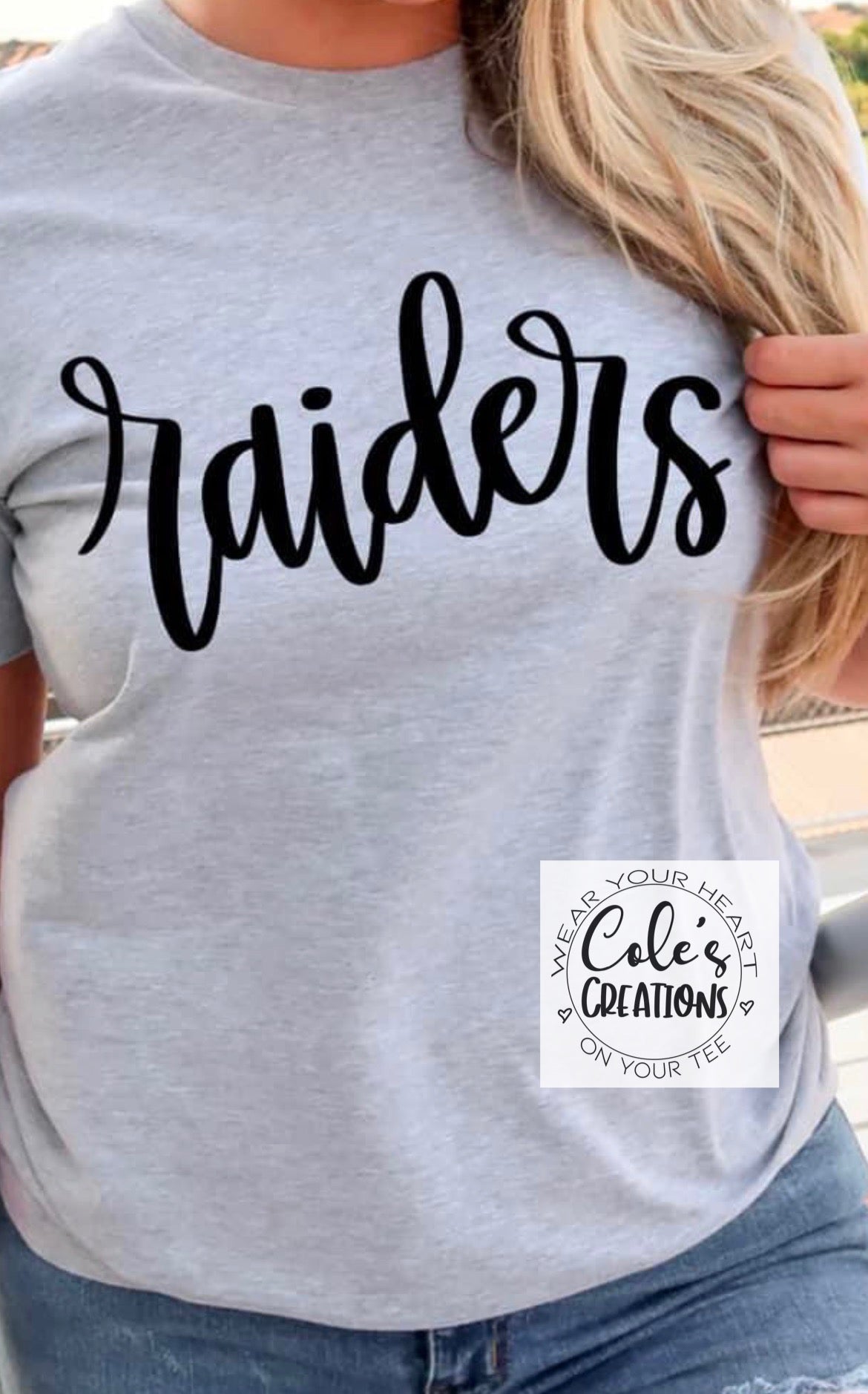 Raiders Script (black) – Cole's Creations