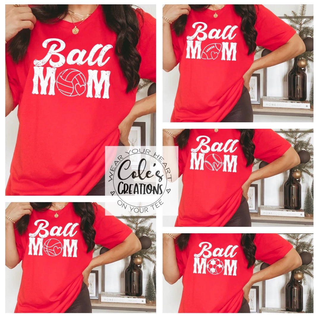 Ball Mom ⚽️ 🏀 🏈 ⚾️ 🥎 🏐 – Cole's Creations